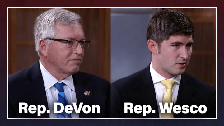 Politically Speaking - Rep. Dale DeVon and Rep. Tim Wesco | PBS ...