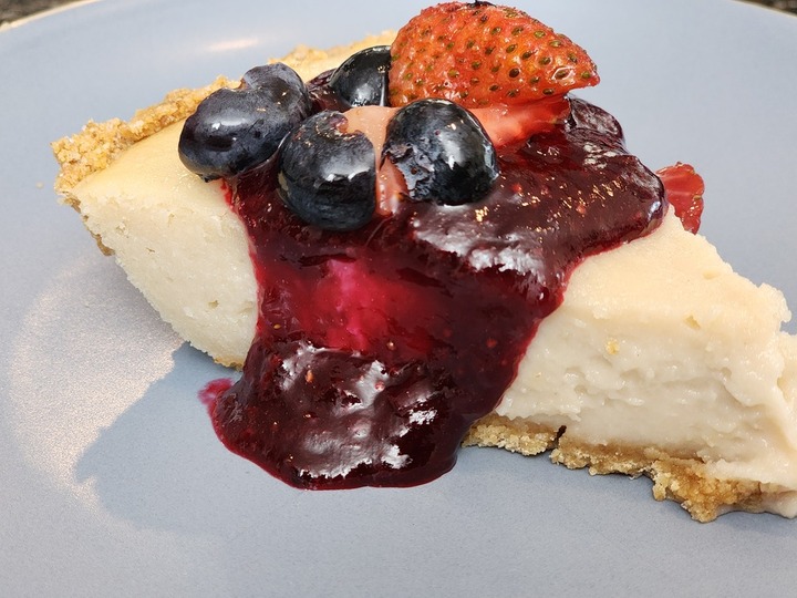 Joey D's Kitchen - Classic Vegan Cheesecake with Berry Compote | PBS ...